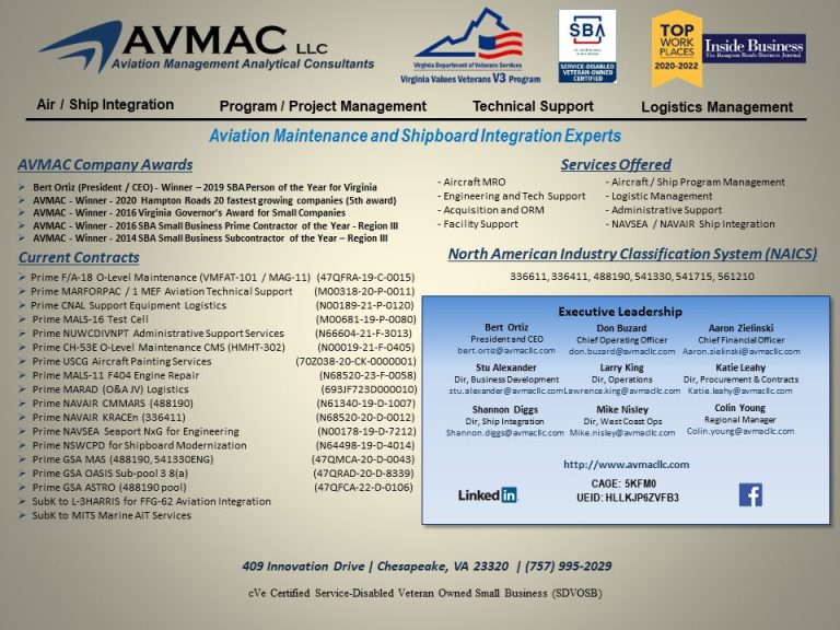 Capability Statement - AVMAC LLC